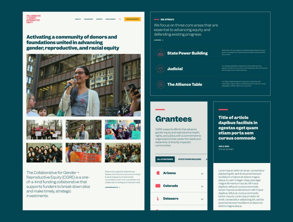 Collaborative for Gender + Reproductive Equity | Teal Media