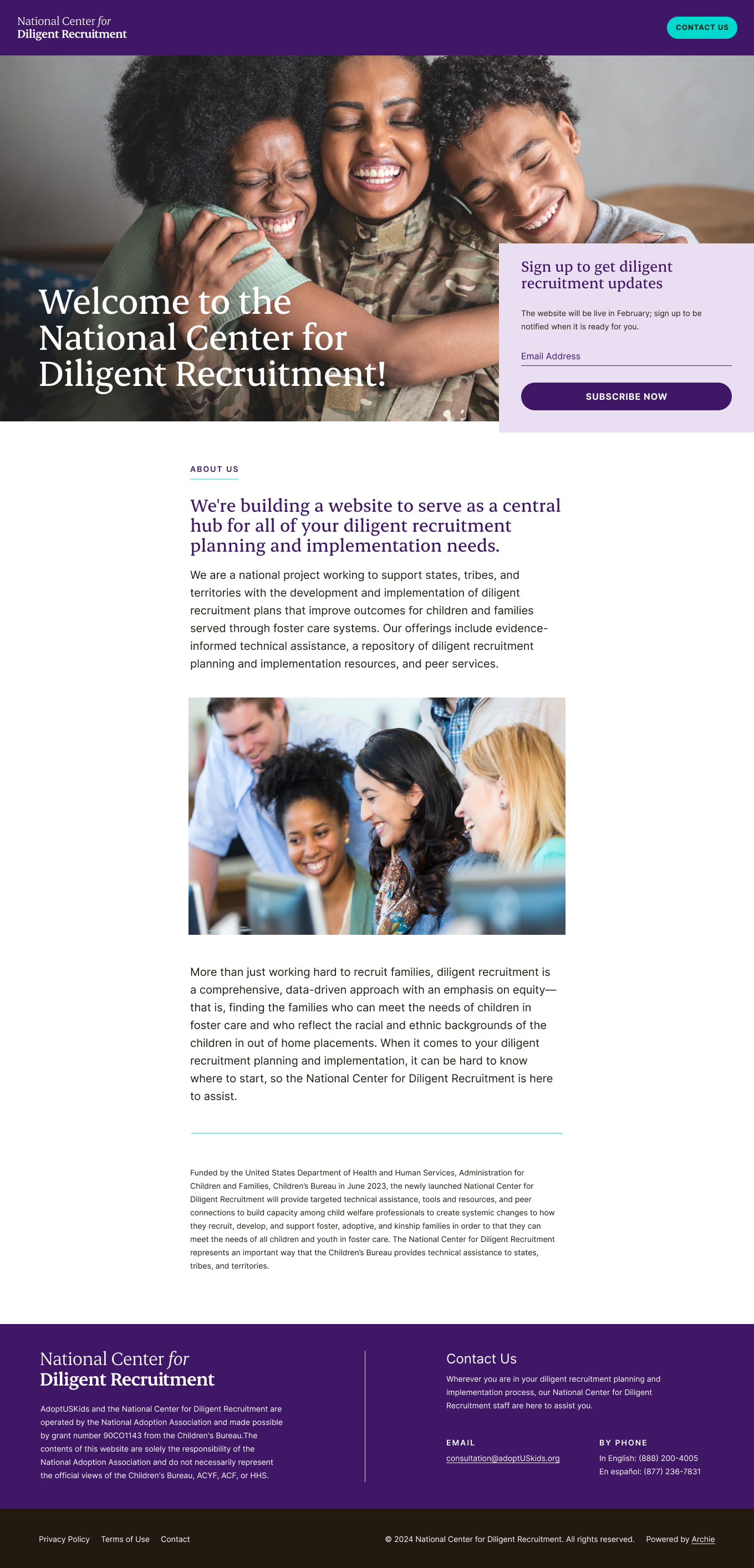 National Center for Diligent Recruitment | Teal Media