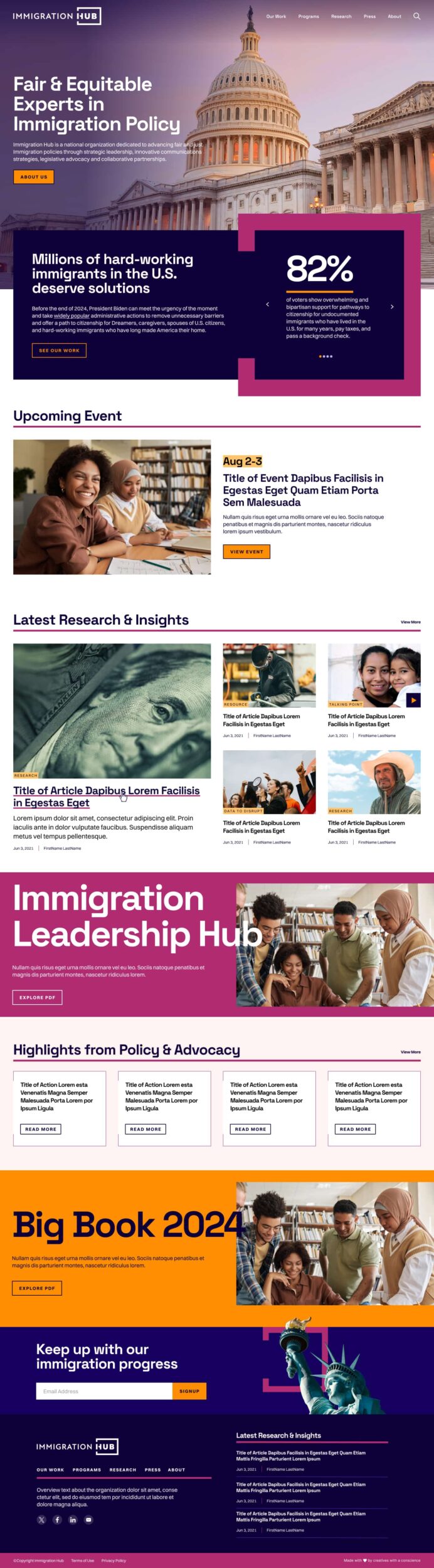 Immigration Hub | Teal Media